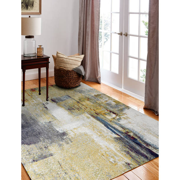 Trent Austin Design® Ibrahim Performance Blue/Ivory/White Rug & Reviews | Wayfair